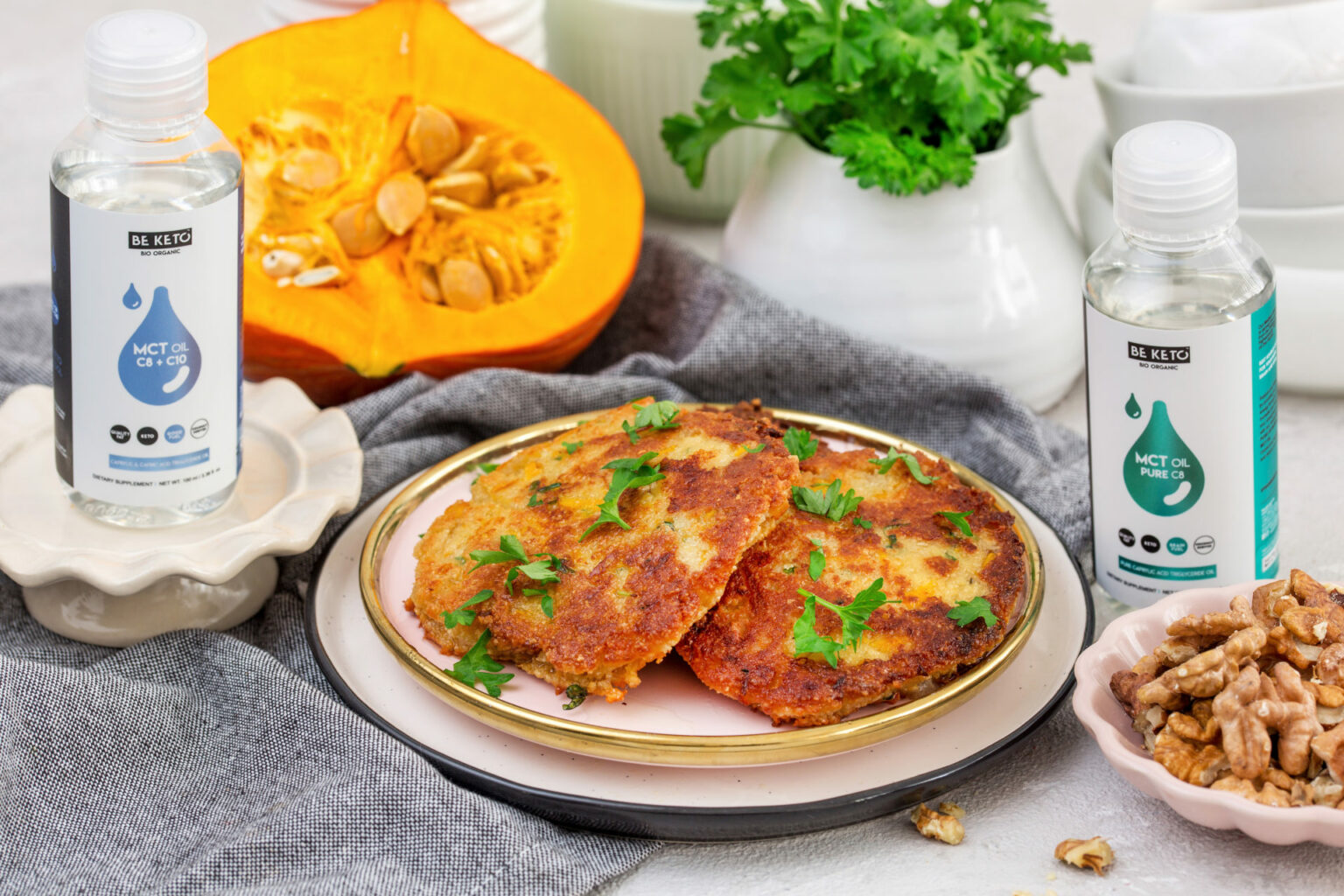 Keto placki twarogowe - Przepis - BeKeto™
